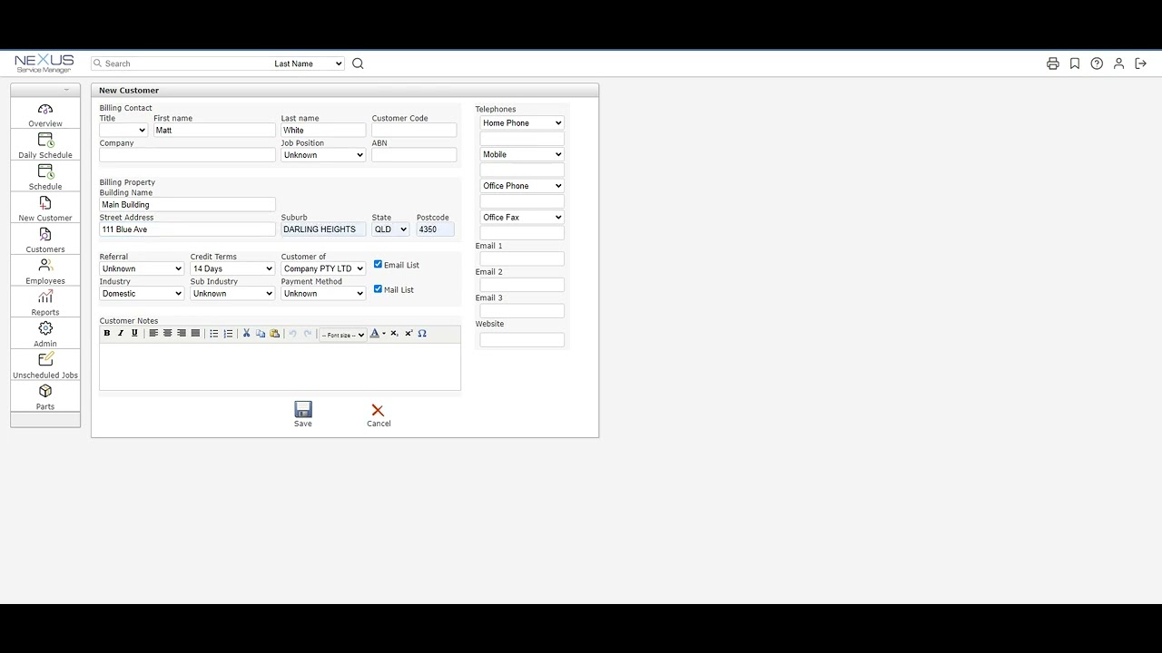 How to Add a New Customer - YouTube