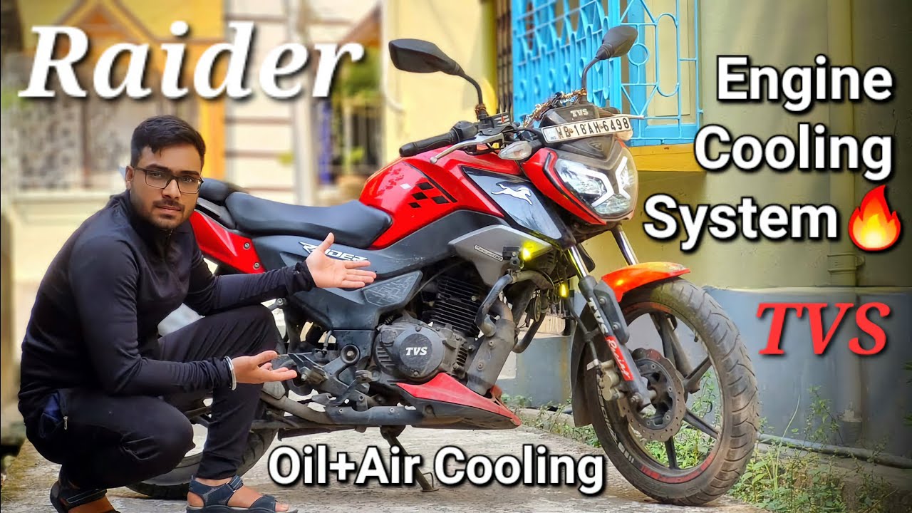 TVS Raider 125 Engine Cooling System 🔥 | How Does The Air and Oil ...