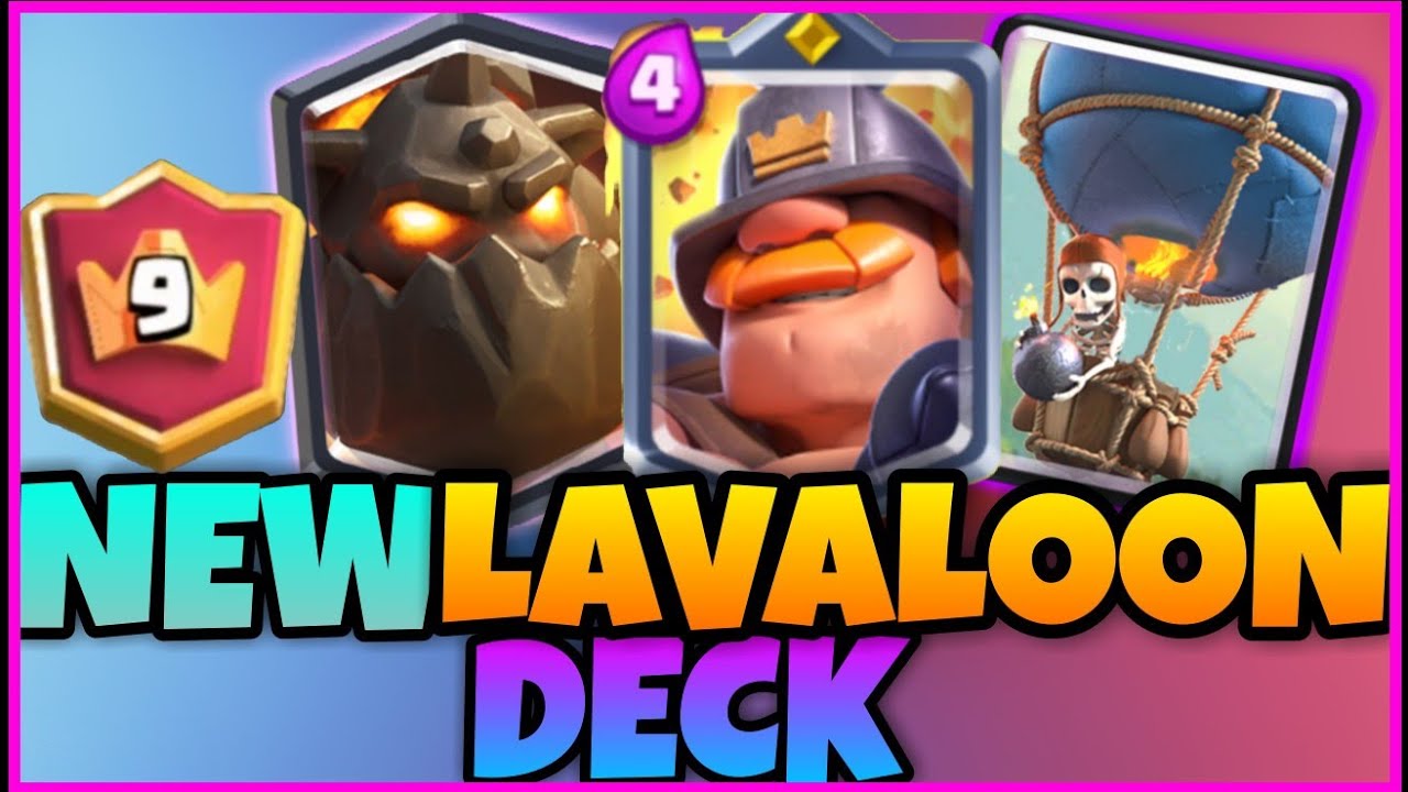 TOP 10 LADDER W/ NEW META LAVALOON DECK | CLASH ROYALE - YouTube