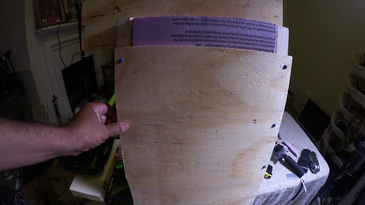 A close look at how I am building my van partition/bulkhead insulation ...