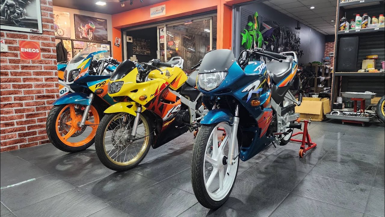 สุดยอดรถตระกูลฮอนด้า สภาพป้ายแดงทุกคัน#NSR150SP #NSR150RR #LS125 #BEAT ...