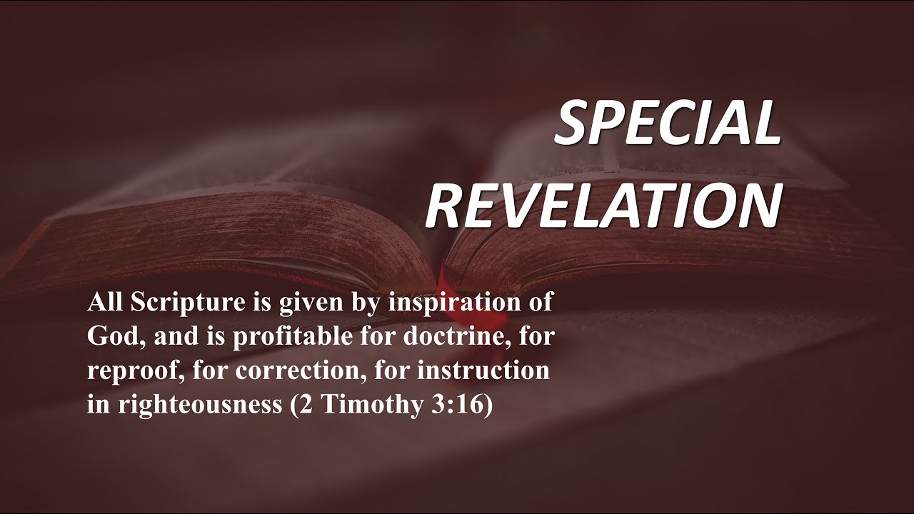 Special Revelation - YouTube