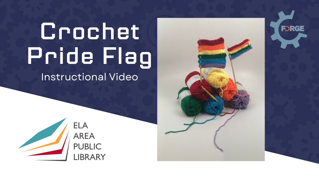 PRIDE Month Crocheted Flags - Instructional Video - YouTube