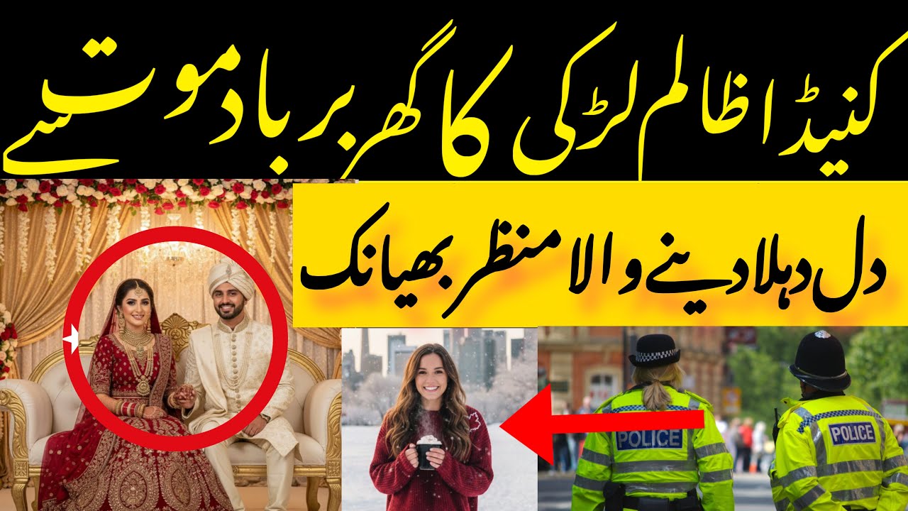 Canada 25 Saal Ki Pakistani Larki Ka Khofnak Kam Ka Bhayank Anjam ...
