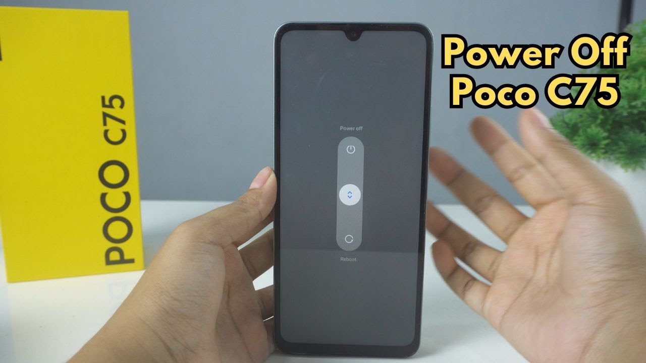 How To Power Off/Turn Off Poco C75 - YouTube