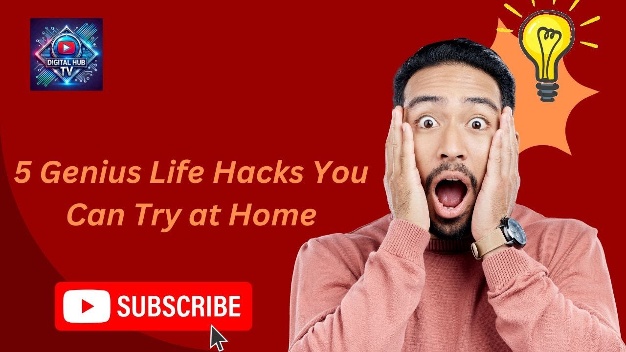 5 Genius Life Hacks You Can Try at Home - YouTube