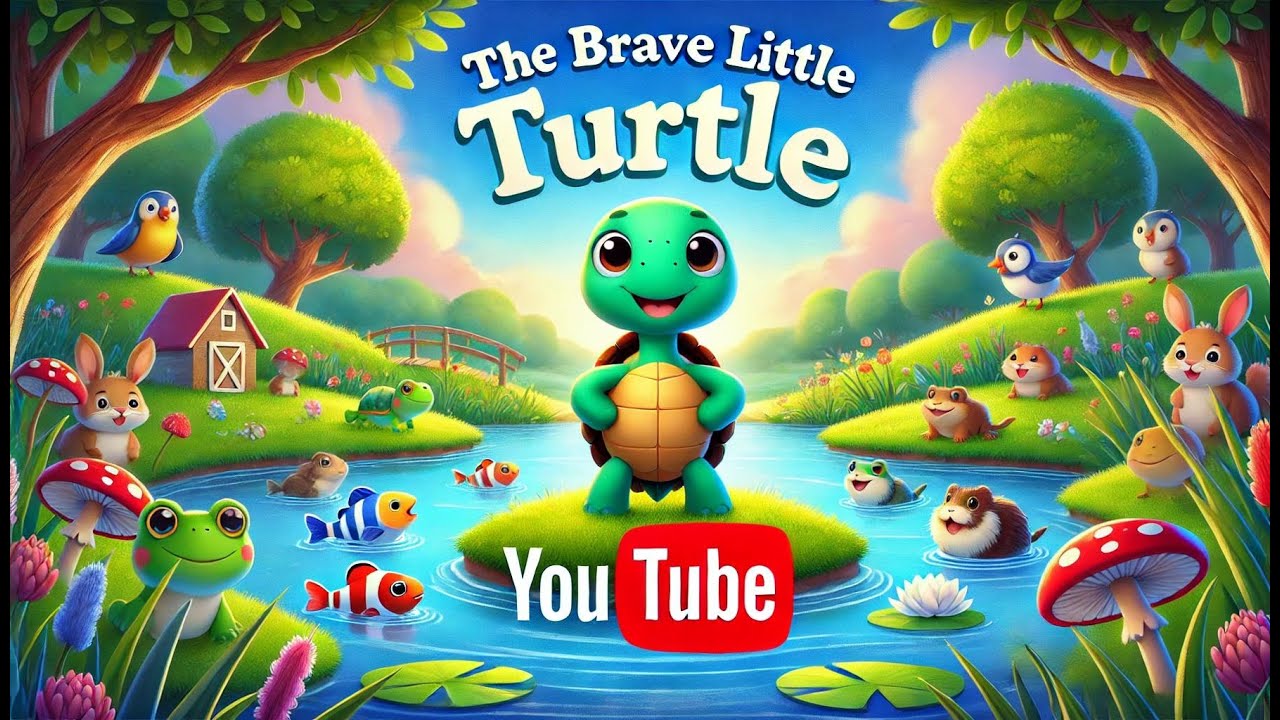The Brave Little Turtle | Courageous Kids Storytime - YouTube