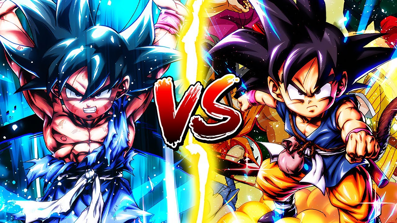 LF KID GOKU VS LF KID GOKU - YouTube