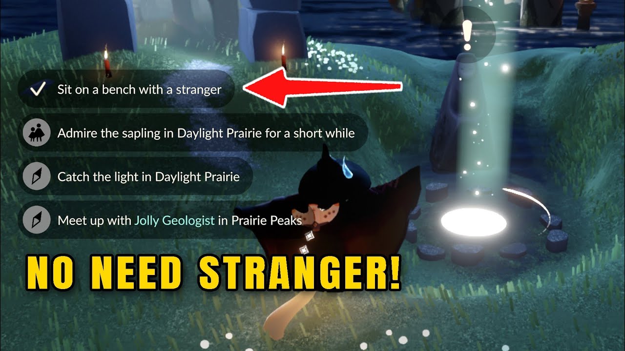Smart Way To Finish The Daily Quest: Sit On A Bench With A Stranger ...