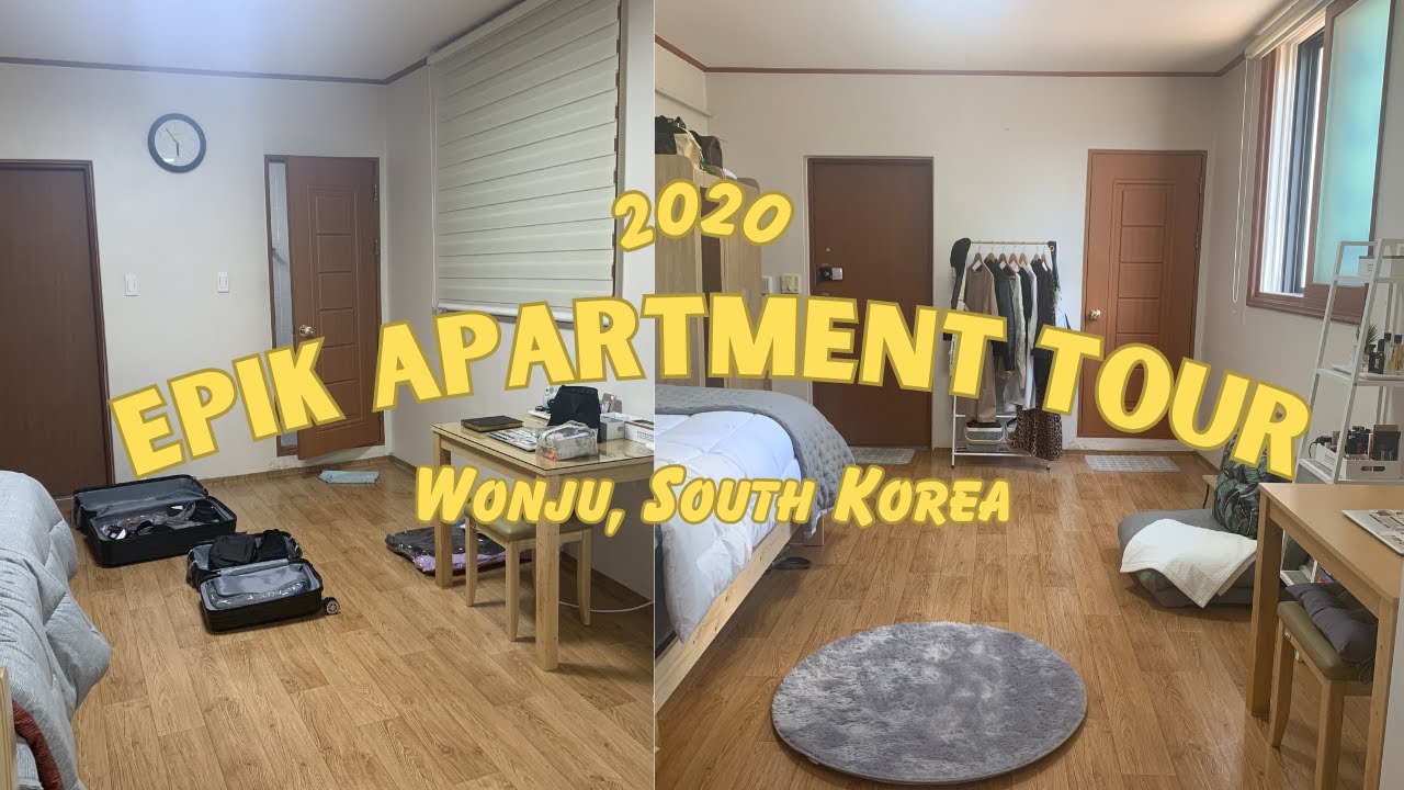 My Studio apartment tour in rural Korea | EPIK Spring 2020 | Odessa G ...