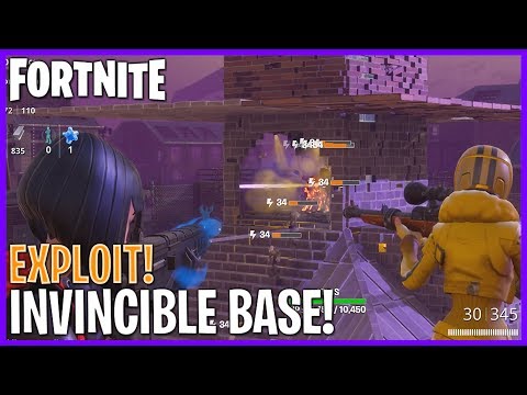 FORTNITE! Invincible Fort Exploit! #Fortnite - YouTube
