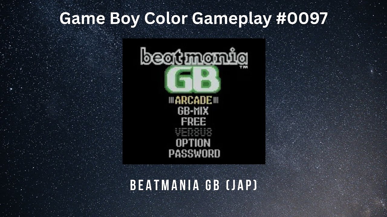 Beatmania GB (JAP) (GBC / Gameplay #0097) - YouTube