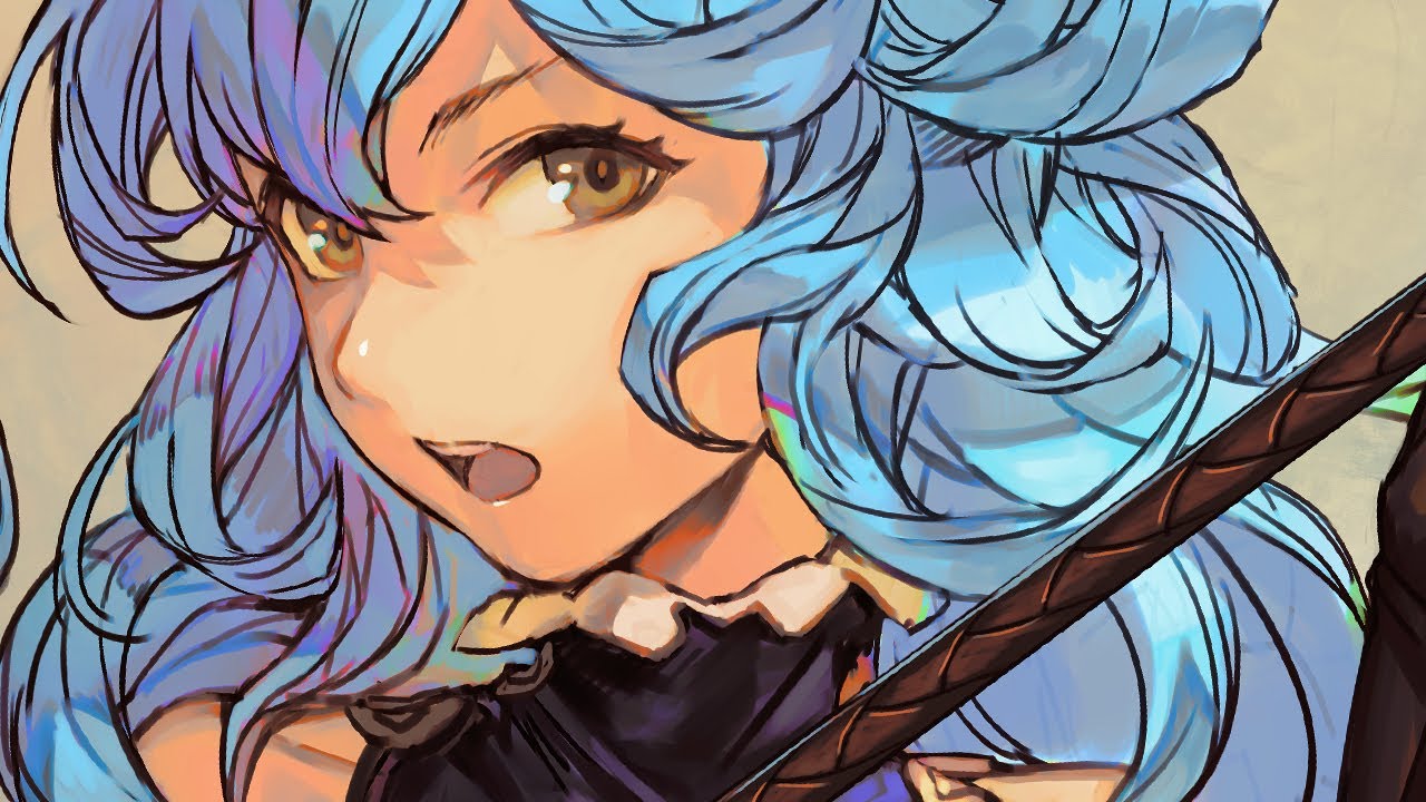 speed paint - Ferry Granblue Fantasy - YouTube