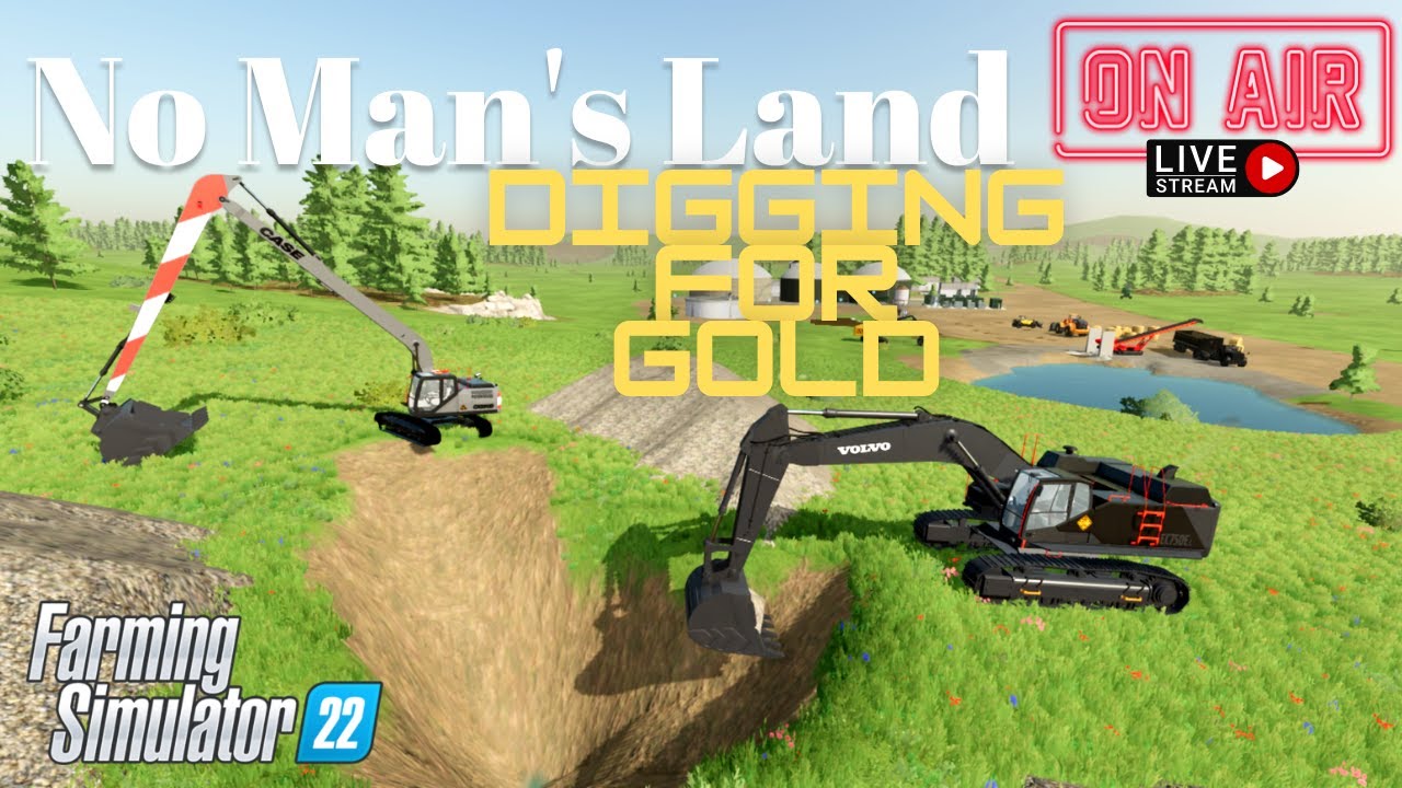No Man's Land Digging for GOLD! Testing the New GOLD production ...