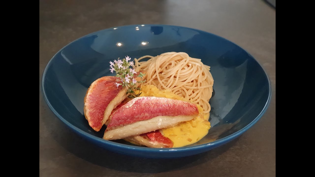 Les rendez-vous recette : Filets de rougets sauce safranée. - YouTube