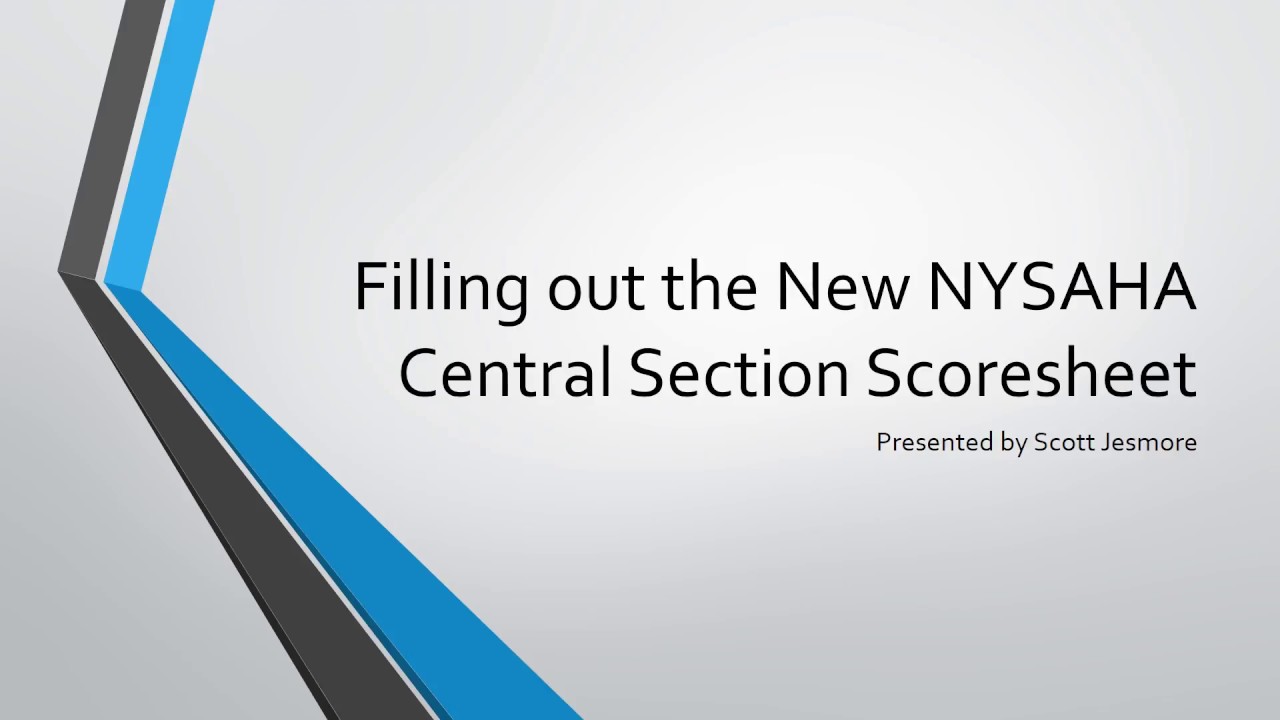 NYSAHA Central Section Scoresheet Instructions - YouTube