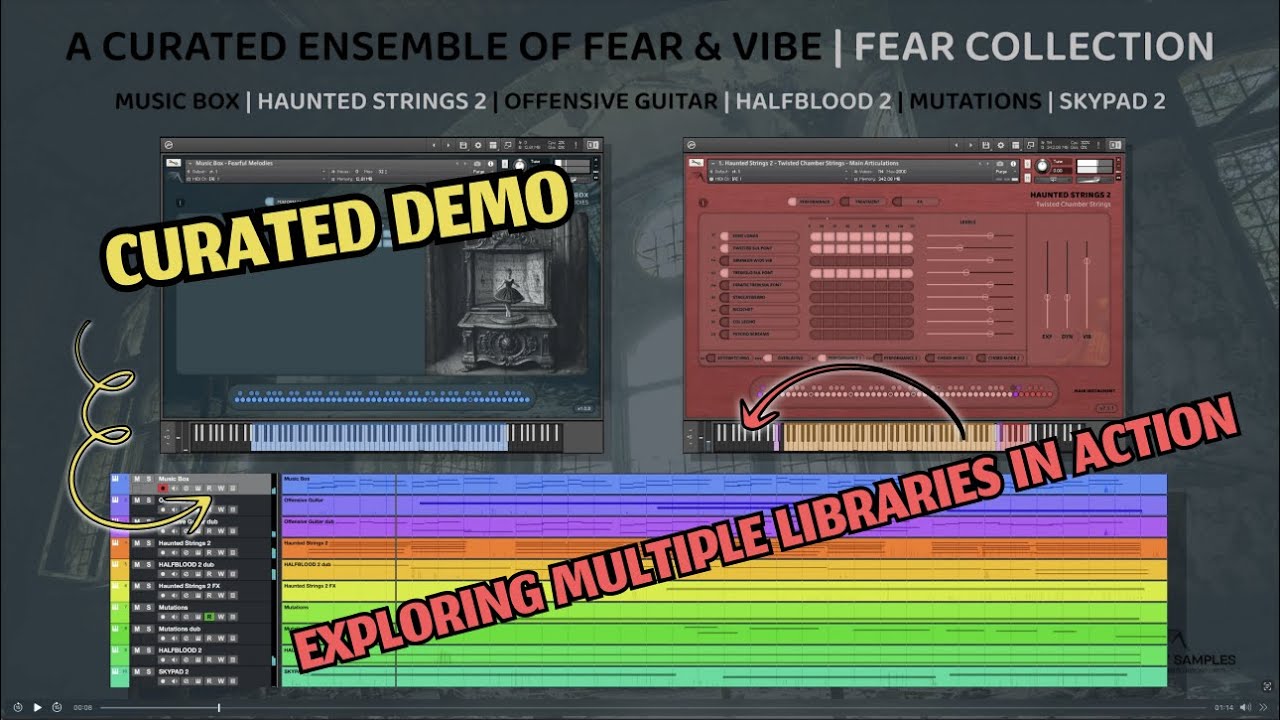 An Ensemble of Fear and Vibe - A piece written with a series of Kontakt ...