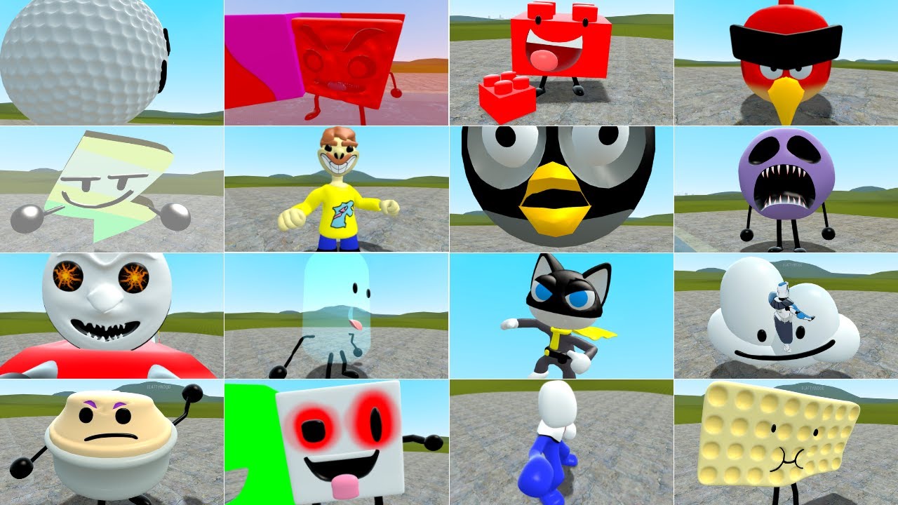 Jumpscare All 3D Memes Nextbot Balttle For Dream And Other 3D Memes ...