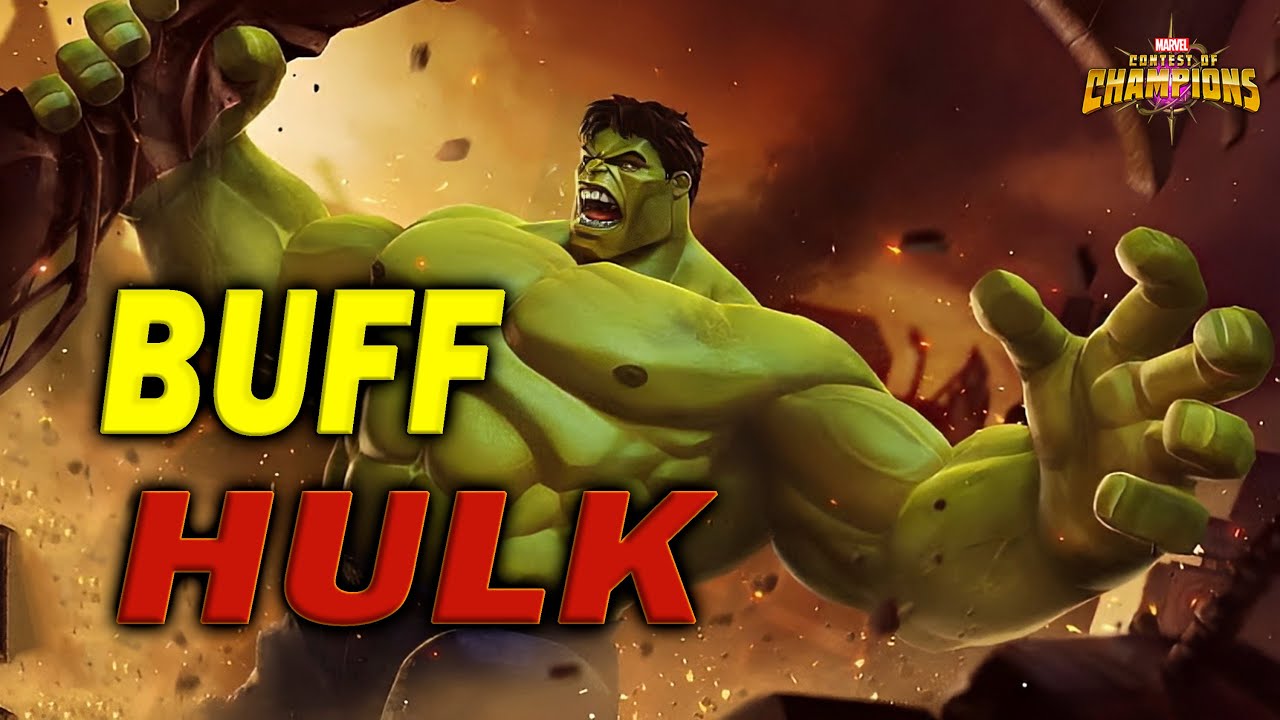 BUFF Hulk Comparación Antes Y Después Del Buff | MCOC Vídeo 819 - YouTube