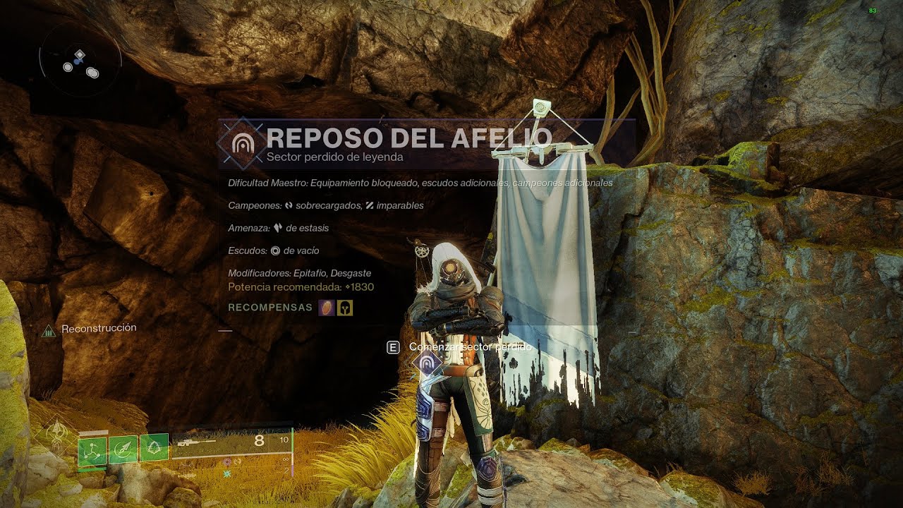 Destiny 2 - Sector Perdido - Reposo de Afelio - Maestro - Temporada 20 ...