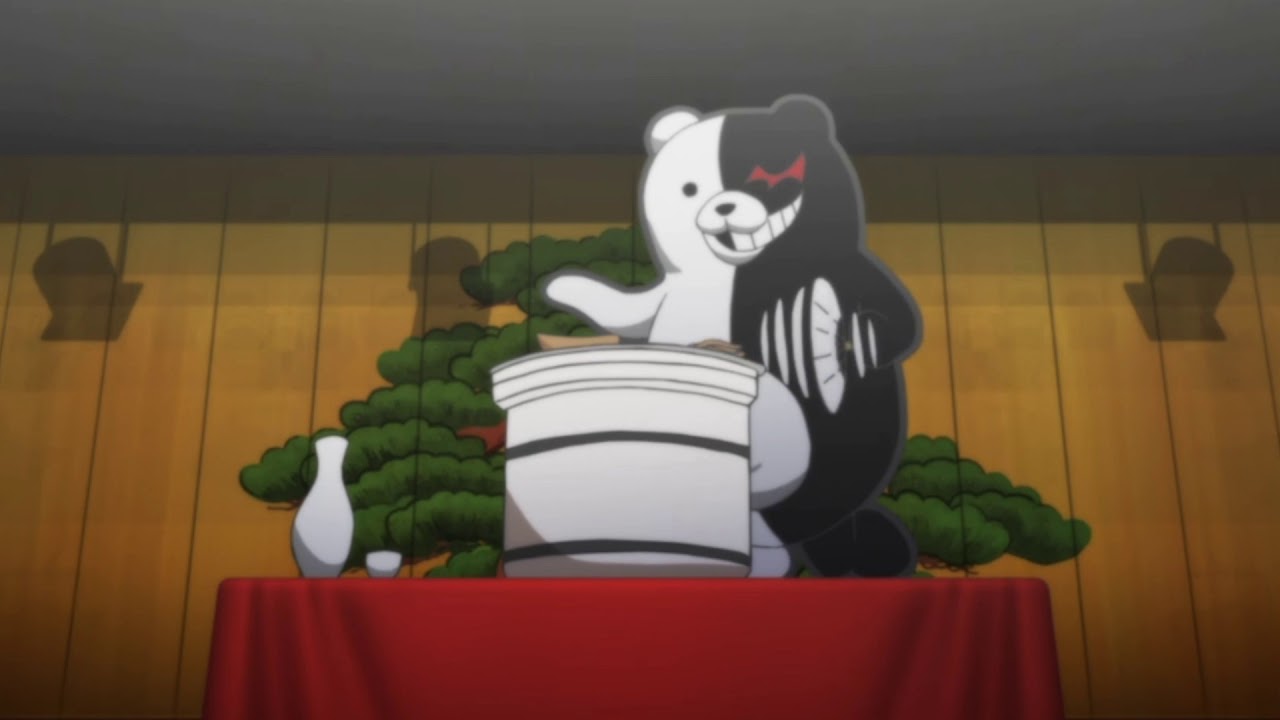 Monokuma Cooks a Squid for 30 Minutes - YouTube