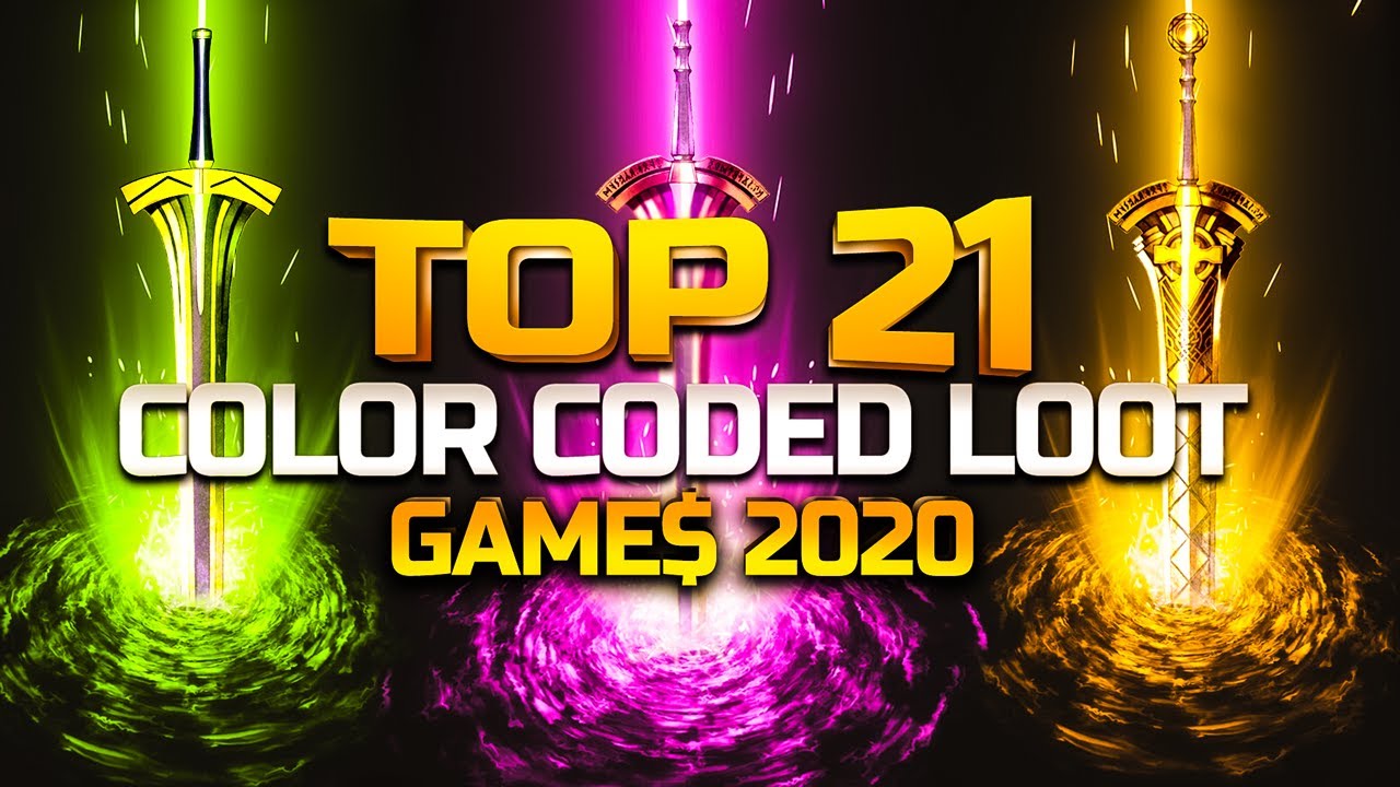 TOP 21 Color Coded LOOT GAMES in 2020 - YouTube