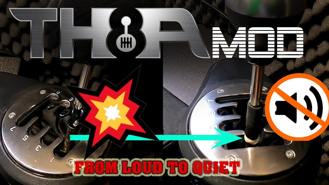 Thrustmaster TH8A Mod Schaltung leiser machen ( SHIFTER TO QUIET ...