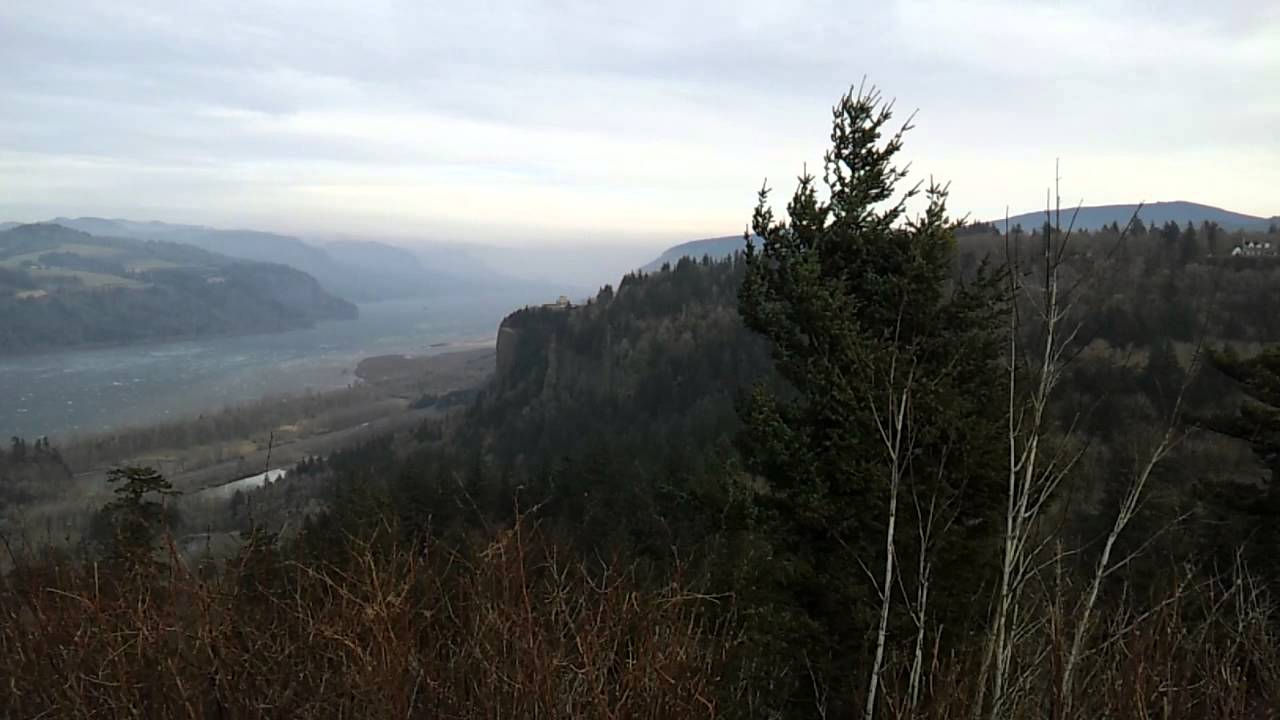 high winds in Corbett, Oregon - YouTube