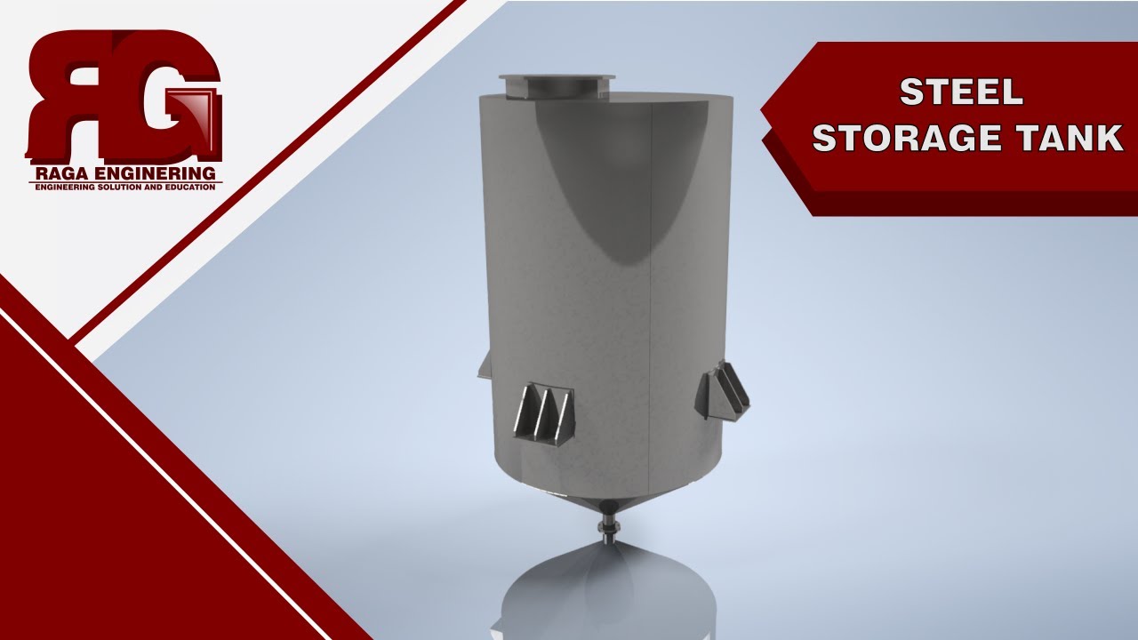 MEMBUAT DESAIN TANKI AIR BESI DENGAN AUTODESK INVENTOR - PART 1 - YouTube