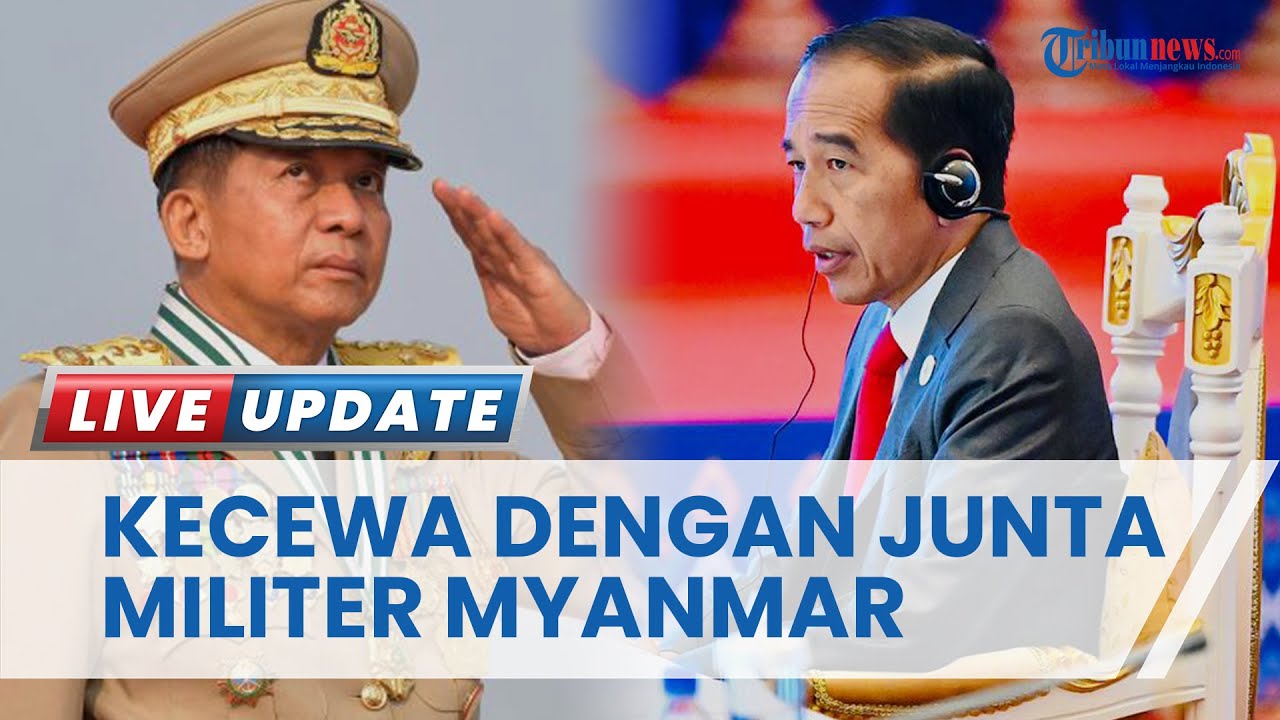 Junta Militer Myanmar Tak Kooperatif, Jokowi Nyatakan Kekecewaan di KTT ...