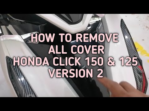 HOW TO REMOVE ALL COVER|HONDA CLICK 150 & 125 GC - YouTube