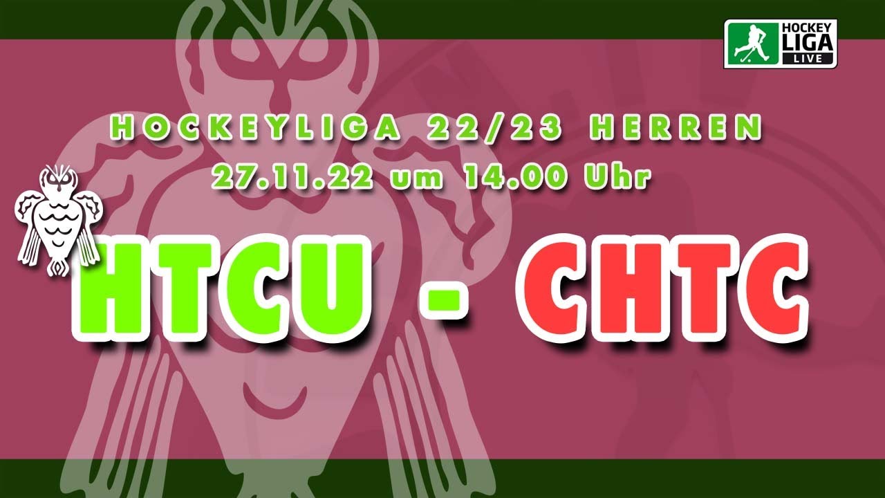 UHLEN.TV - HTCU vs. CHTC - 1. Herren Hallenhockey Bundesliga - 27.11. ...