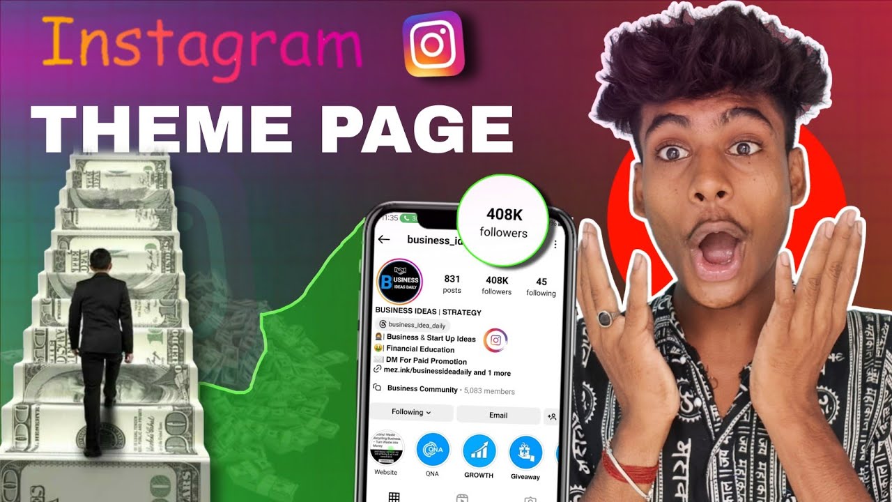 How To Start Instagram Theme Page Business || Instagram Theme Page ...