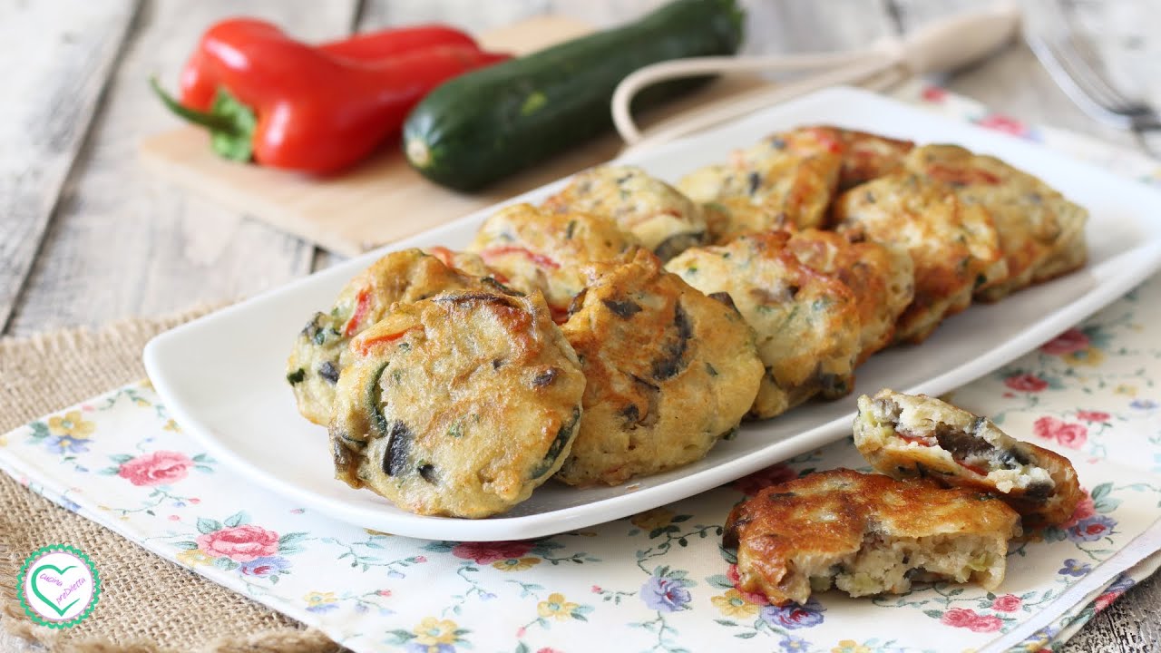 FRITTELLE DI VERDURE - YouTube