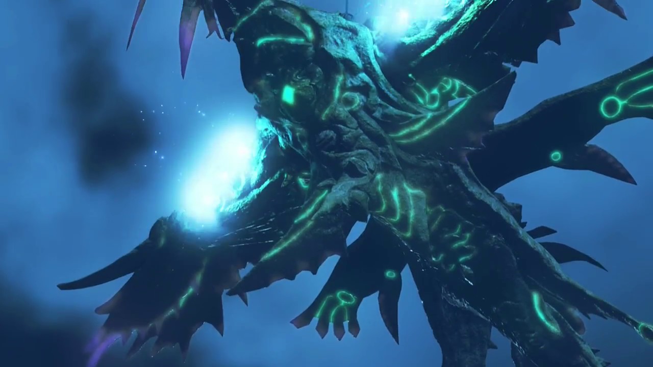 Marsanes, Tornan Warship vs Indo . Scene at the World Tree. Xenoblade ...