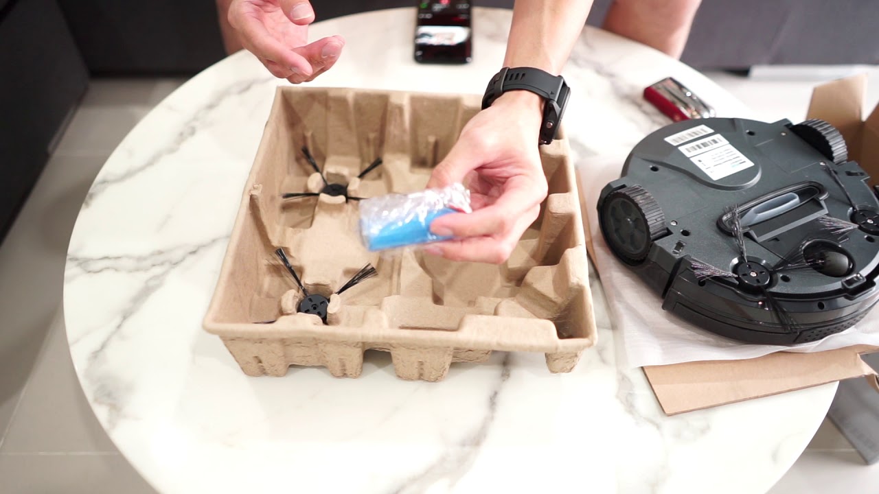 แกะกล่อง รีวิว Homie Mini plus Robot หุ่นยนต์ดูดฝุ่นสำหรับคนขี้เกียจ ...