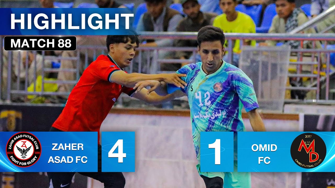Hero Afghanistan Futsal Premier League - Zaher Asad FC Vs Omid FC ...