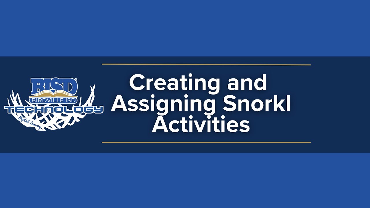 Creating and Assigning Snorkl Activities - YouTube