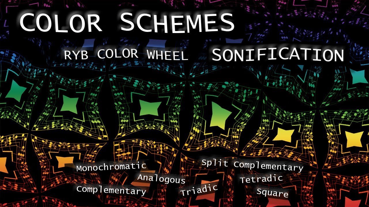 Color Theory Sonification | RYB Color Schemes - YouTube