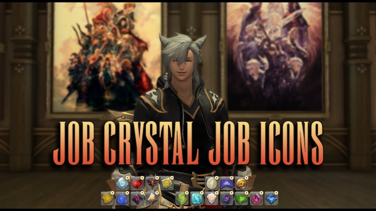 FFXIV - Changing Classes Using Job Crystals??! - YouTube