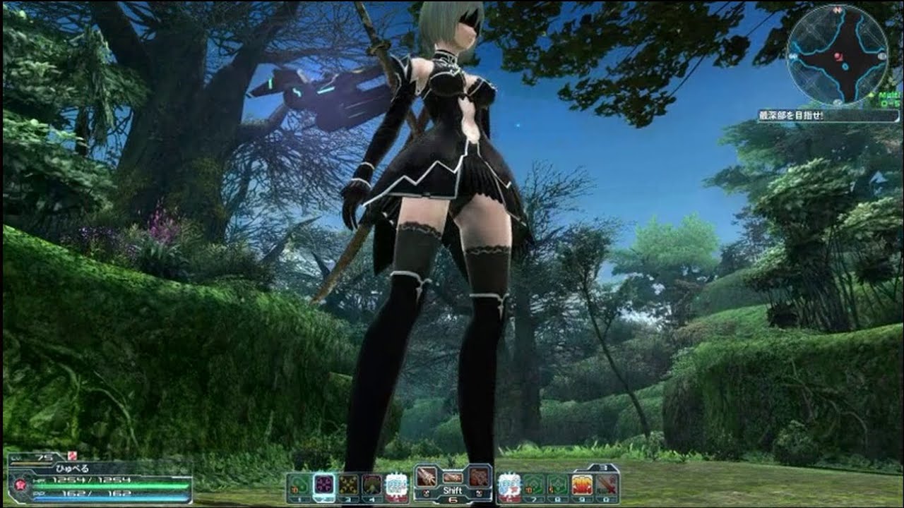 PSO2でニーアオートマタ PVパロ - YouTube