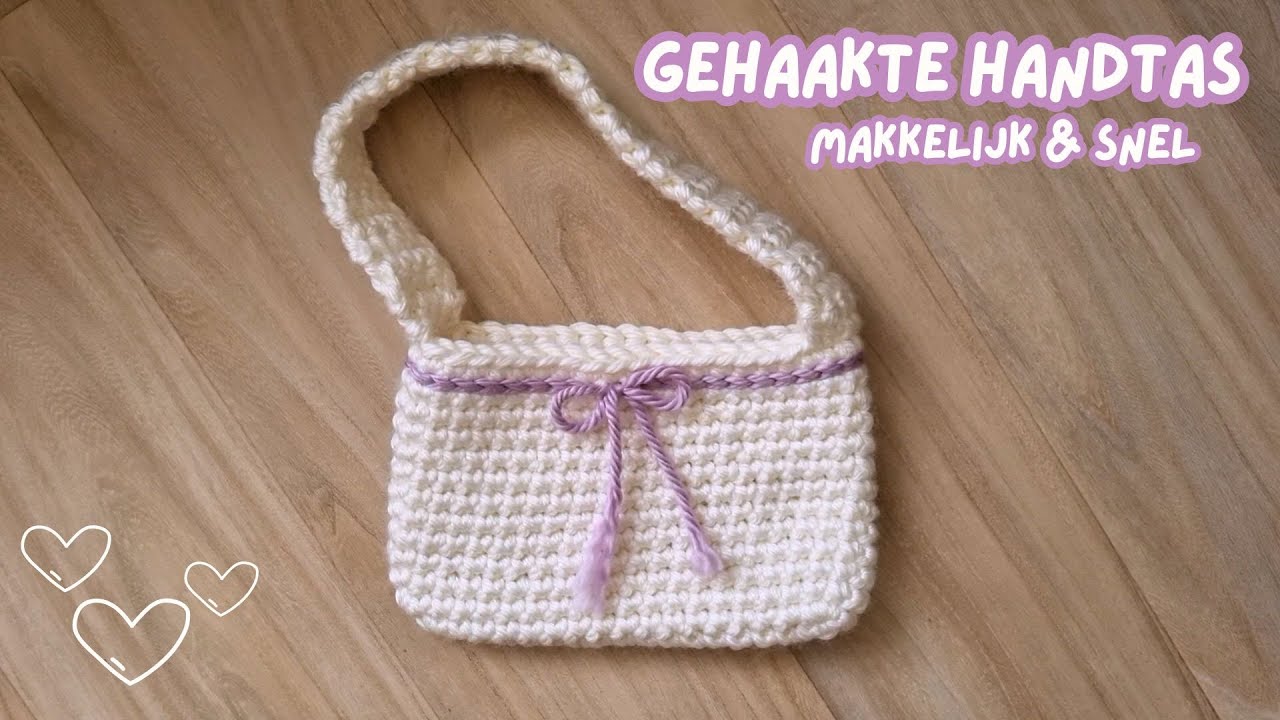 Snelle en makkelijke handtas haken | HAAKTUTORIAL - YouTube