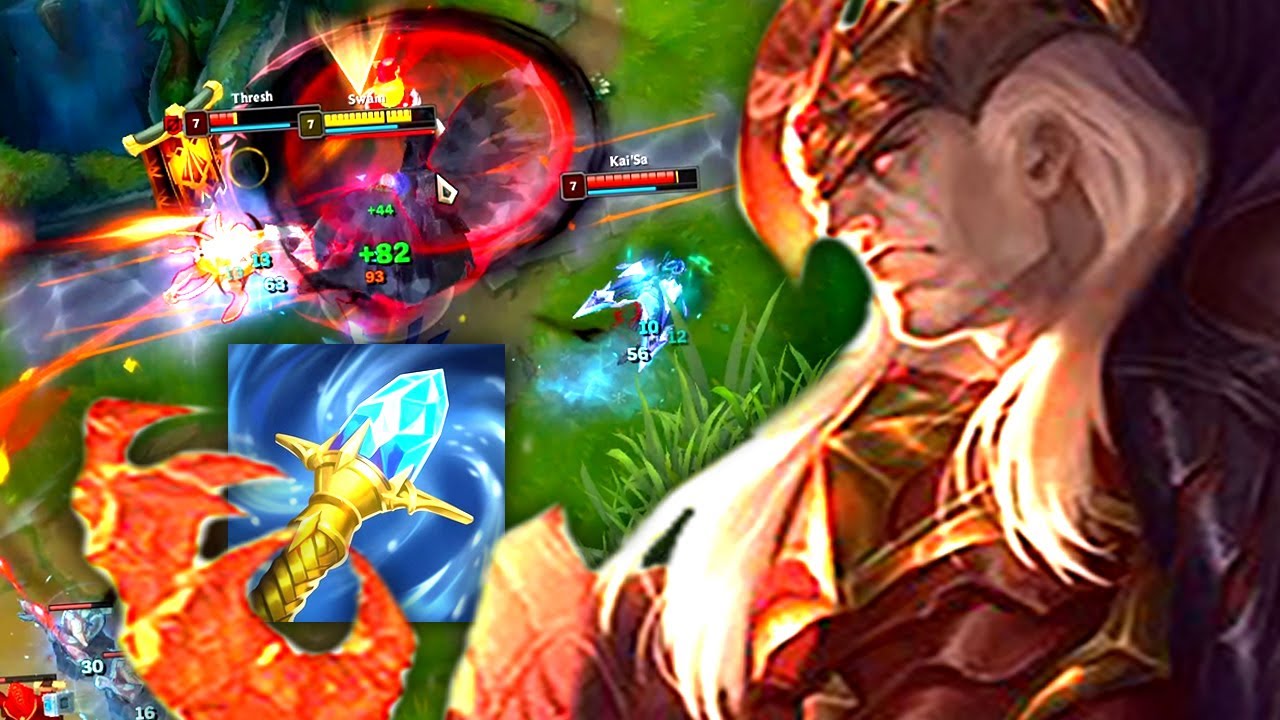 SWAIN A BUILD SUPORTE MAIS ROUBADA | SWAIN GAMEPLAY LEAGUE OF LEGENDS ...