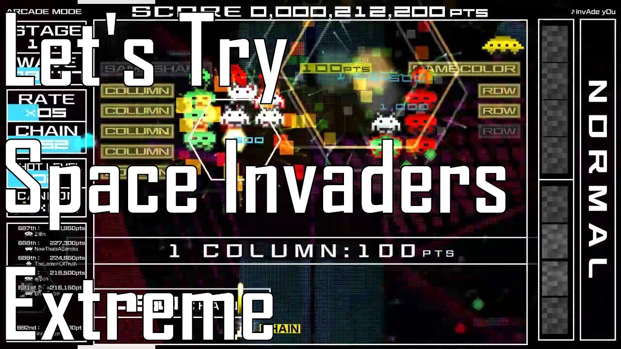 Space Invaders Extreme - Holy Crap! - Let's Try - YouTube