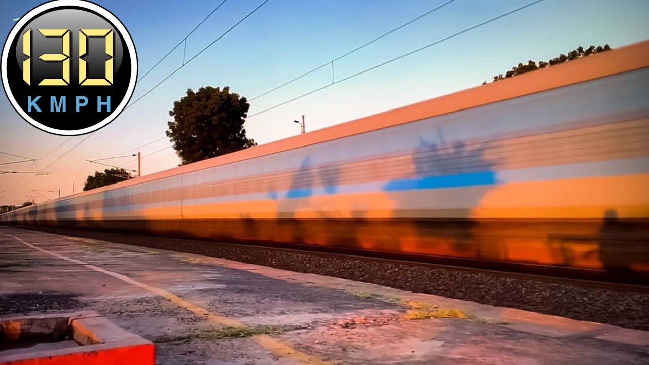 High Speed Intercity Superfast at 130KMPH | Valsad Intercity Express ...
