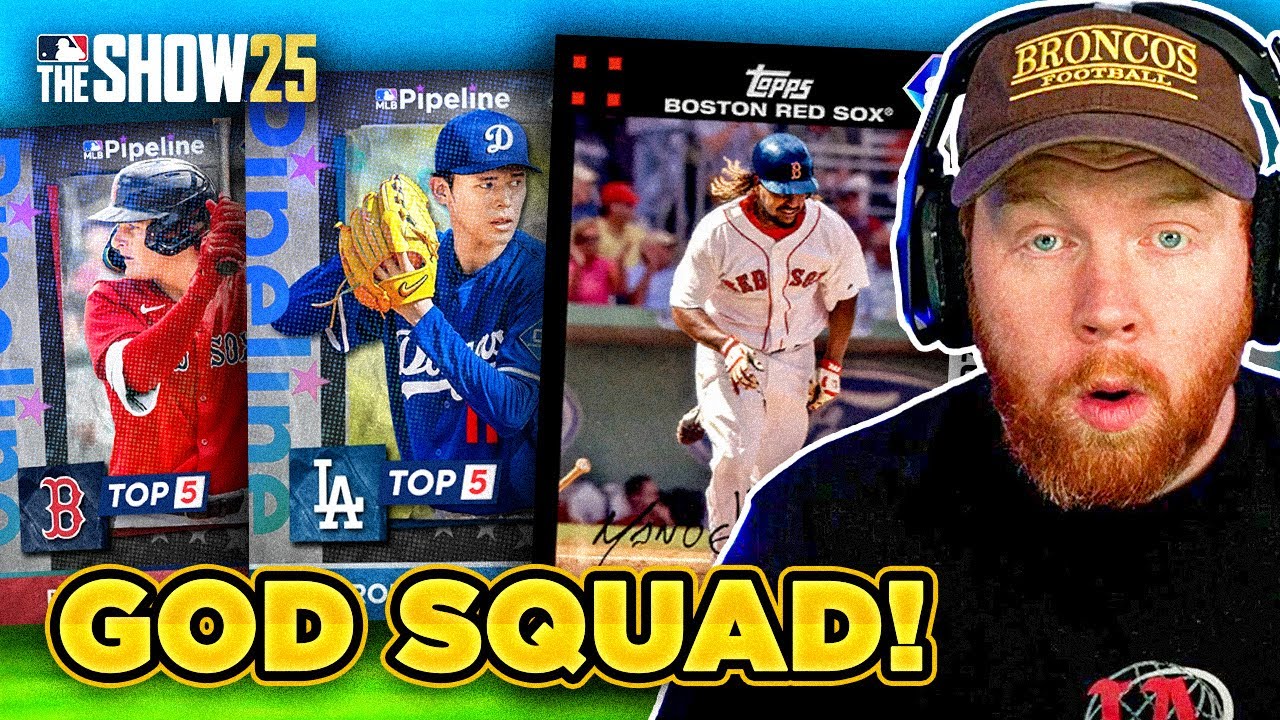 MY FIRST GOD SQUAD IN MLB THE SHOW 25! - YouTube