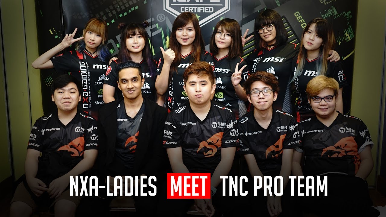 NXA-Ladies meet TNC Pro Team - Dota 2 - YouTube