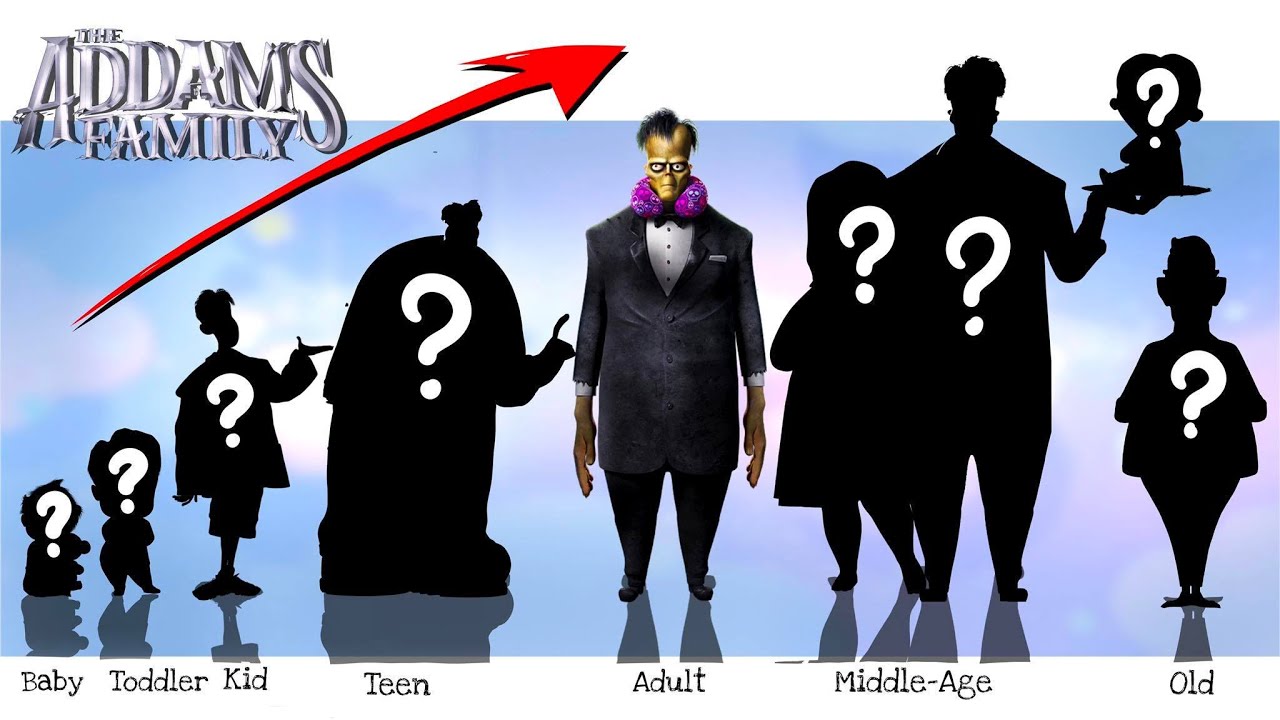 The Addams Family Glow Up Compilation | Cartoon WOW - YouTube