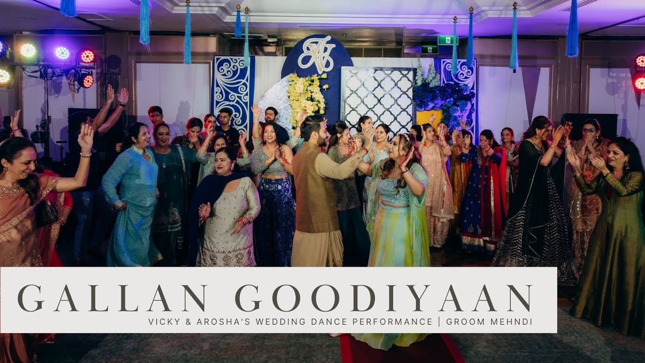 Gallan Goodiyaan || Vicky & Arosha's Wedding Dance Performance | Groom ...