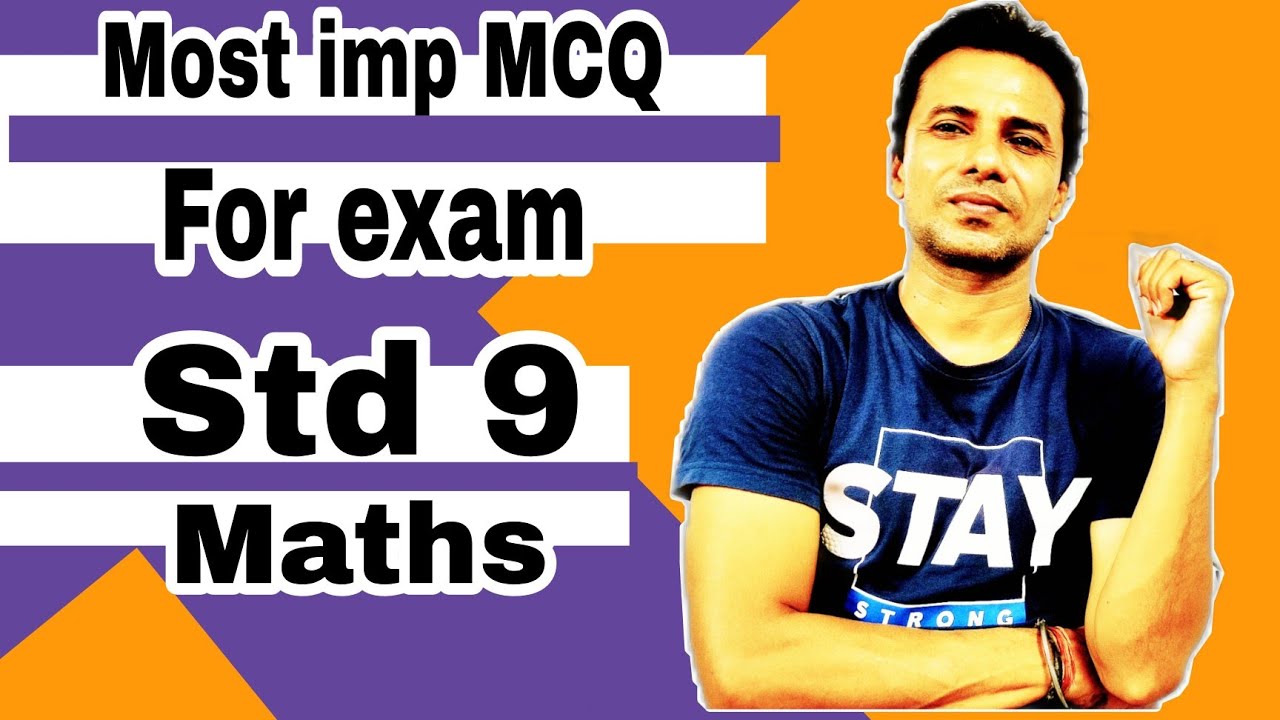 Std 9 Maths most IMP Questions 10/10/22 | First exam Ganit imp ...